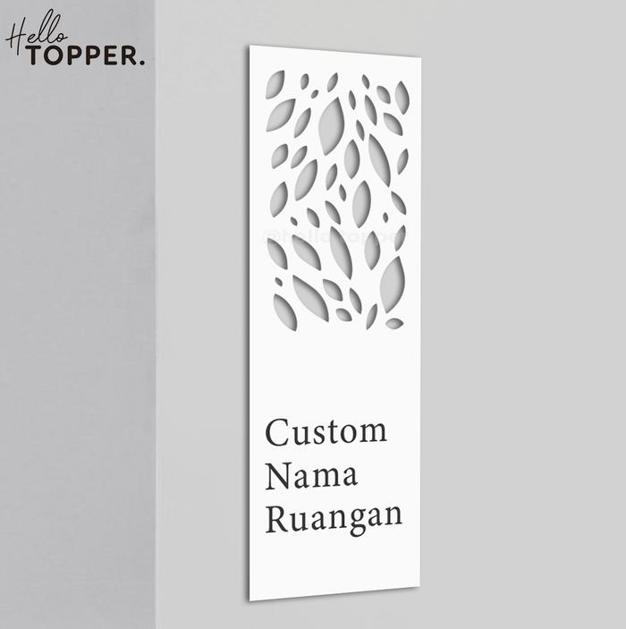 Jual Custom Tulisan Sign Akrilik Office Nama Ruang Kantor Room Acrylic ...