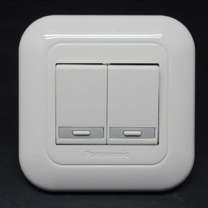 Jual saklar double Panasonic seri 2 gang 1 arah - Jakarta Pusat ...