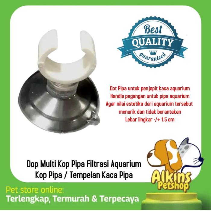 Jual DOP PIPA Tempel Sambungan Filter Aquarium - Dop Lampu Celup ...