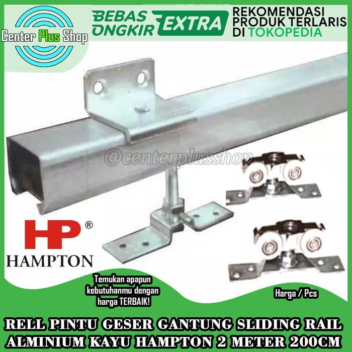 Jual Rel Pintu Geser Gantung Sliding Rail Alumunium Kayu Hampton 200 cm 2m - Kota Palembang ...