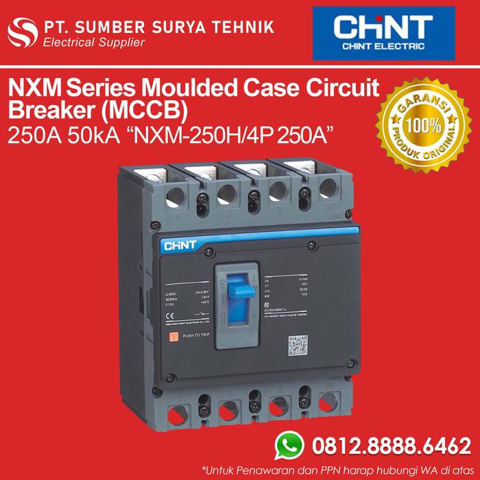 Jual Moulded Case Circuit Breaker (MCCB) "NXM-250H/4P 250A" 50kA CHINT - Jakarta Pusat - Toko ...
