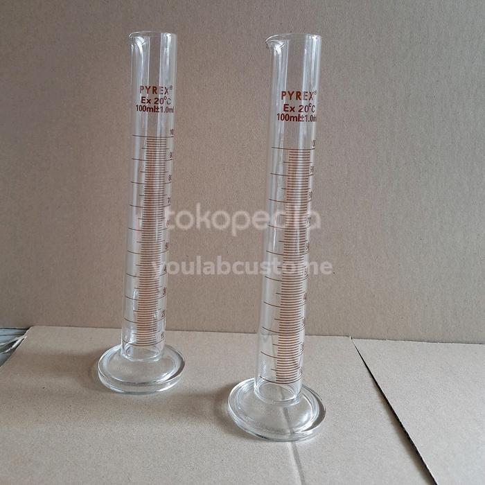 Jual GELAS UKUR 100ml PYREX - Kab. Bandung - youlabcustome | Tokopedia