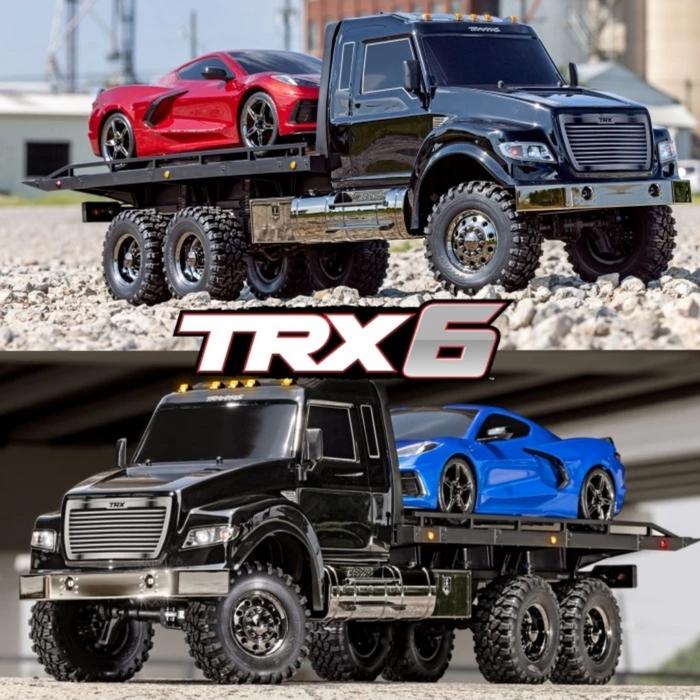 Jual Traxxas TRX-6 1/10 6x6 Ultimate RC Hauler Flatbed Tow Truck RTR ...
