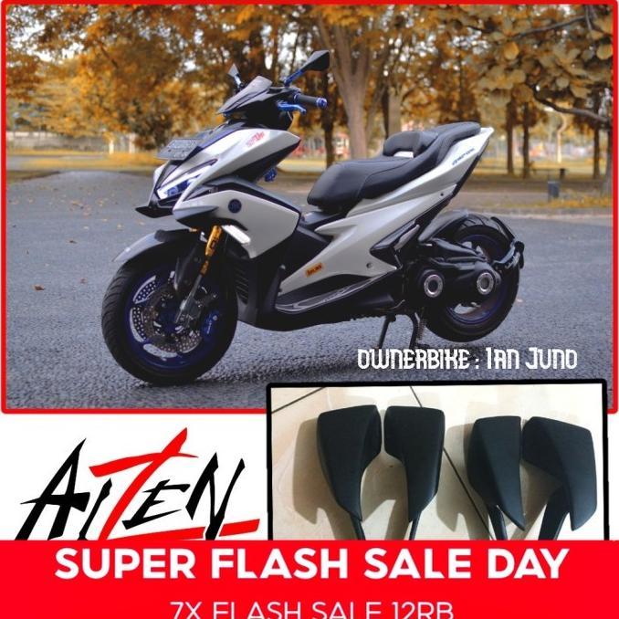 Jual Winglet Aerox 155 New Model Moto Gp Kumis Winglet Spion Body Aerox ...