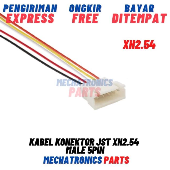 Jual Kabel Konektor JST XH2.54 Male 5Pin Soket Socket XH 2.54mm 5P 5 Pin - Kota Bandung ...