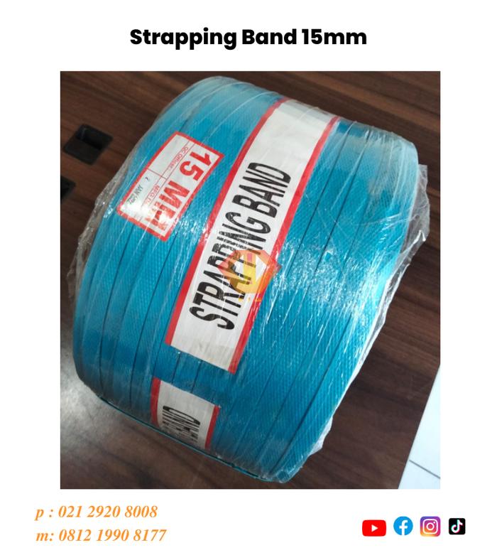 Jual Tali Packing Strapping Band 15mm Tali Packing Dus Tali Klem Tali ...