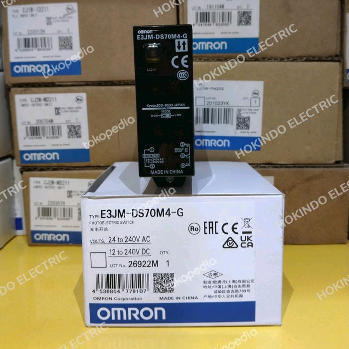Jual OMRON E3JM-DS70M4-G PHOTOELECTRIC SENSOR SWITCH E3JM-DS70M4-G ...