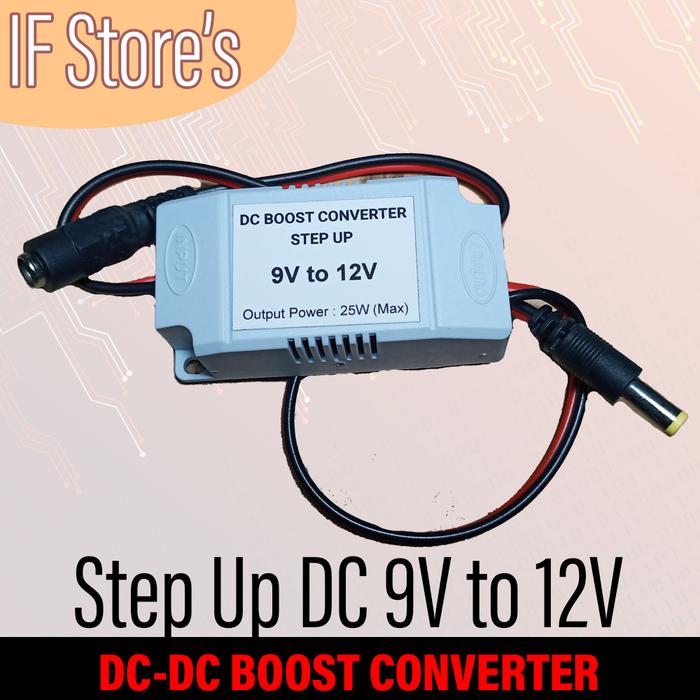 Jual DC STEP UP 9V TO 12V BOOST CONVERTER - Kab. Subang - IF Toko ...