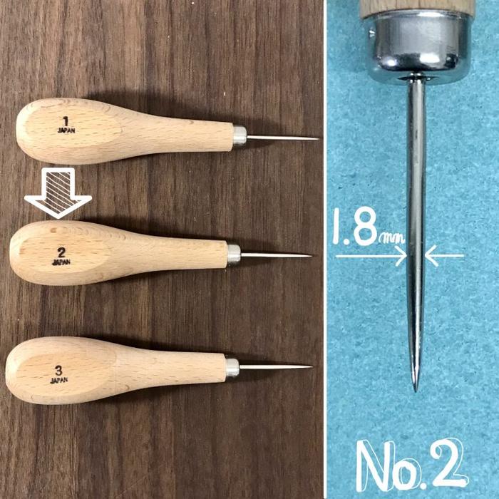 Jual OKA Factory - Round Blade Awl - MADE IN JAPAN - No 2 - 1.8 mm ...