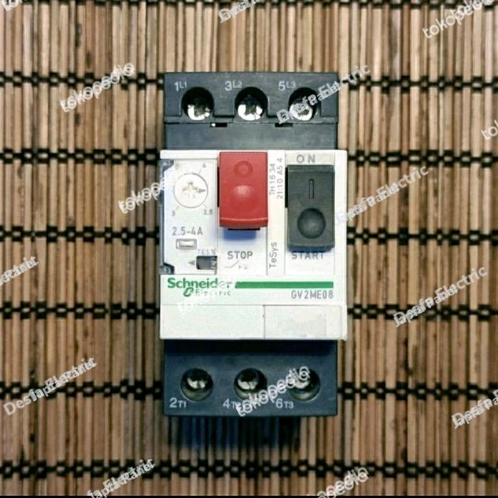 Jual Motor Protection Circuit Breaker Schneider GV2ME08 2.5 - 4 A ...