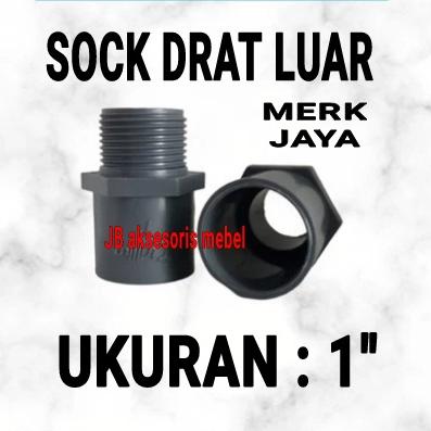 Jual SOCK SOK DRAT LUAR PVC TS 1" JAYA / SOCKET SDL PIPA PARALON - Kota ...