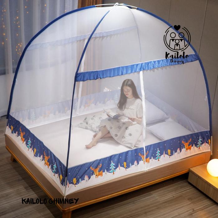 Jual Kelambu Anti Nyamuk Anak Bayi Tidur Lipat Mosquito Net Jaring ...