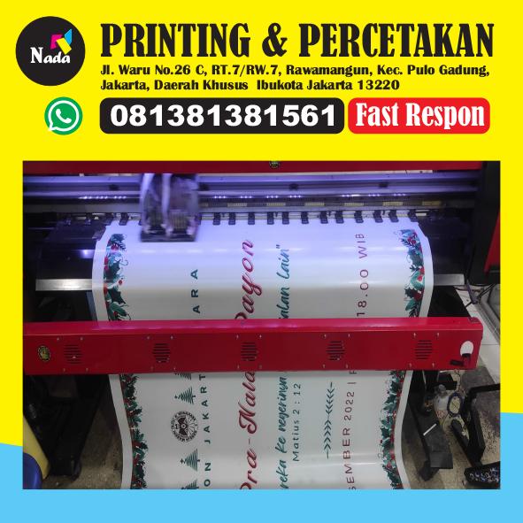 Jual Cetak Banner Spanduk Backdrop Bahan Flexi Digital Printing