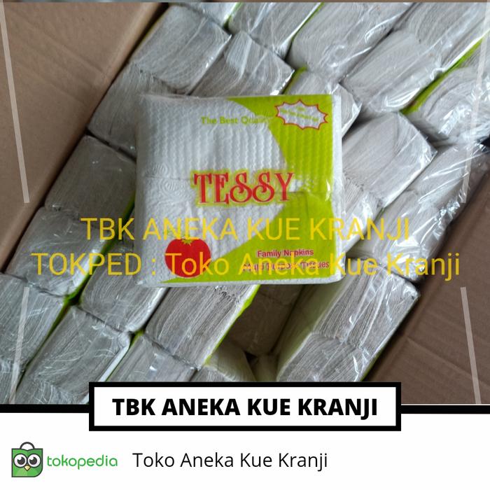 Jual Tissue Tessy 1 dus/white/putih/tissue potong/napkin/via gojek only ...