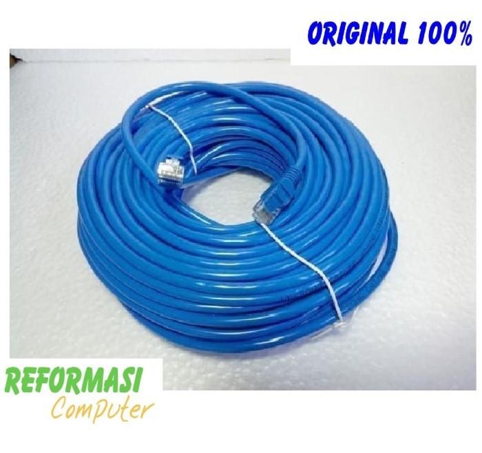 Jual Kabel LAN UTP 50M RJ45 Cat 5e Cable 50 Meter terpasang konektor ...