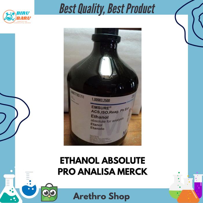 Jual ETANOL / ETHANOL ABSOLUTE PRO ANALISA 1 LITER MERCK BEST QUALITY ...