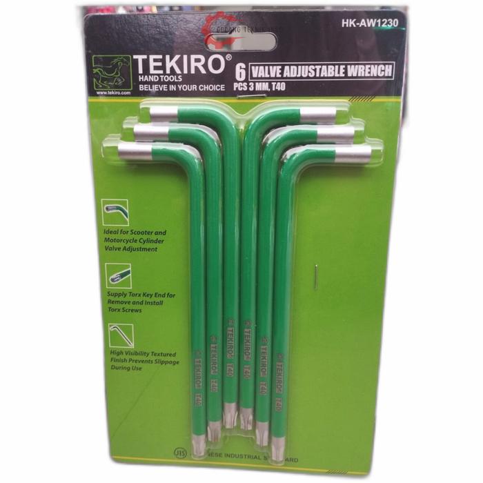 Jual Kunci L Klep 3mm T 40 TEKIRO / Valve Adjustable Wrench 3mm T 40 ...