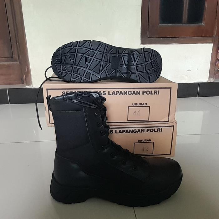 Jual sepatu Pakaian Dinas Lapangan polisi,sepatu PDL jatah polri tali No 42 - Jakarta Pusat ...