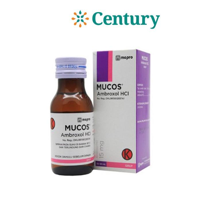 Jual MUCOS 15MG SYRUP 60ML/ AMBROXOL/ BATUK BERDAHAK - Jakarta Pusat ...