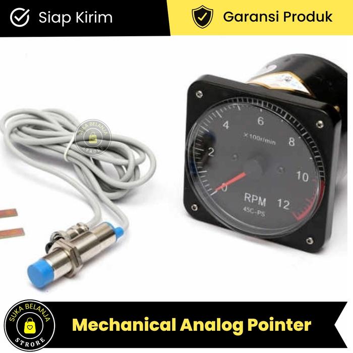 Jual Mechanical Analog Pointer Tachometer Untuk Kapal Dan Pera 2000 RPM ...
