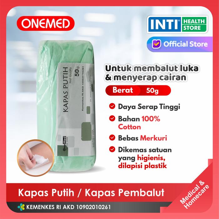 Jual Onemed | Kapas Putih | Kapas Pembalut Onemed | Kapas Putih Onemed ...