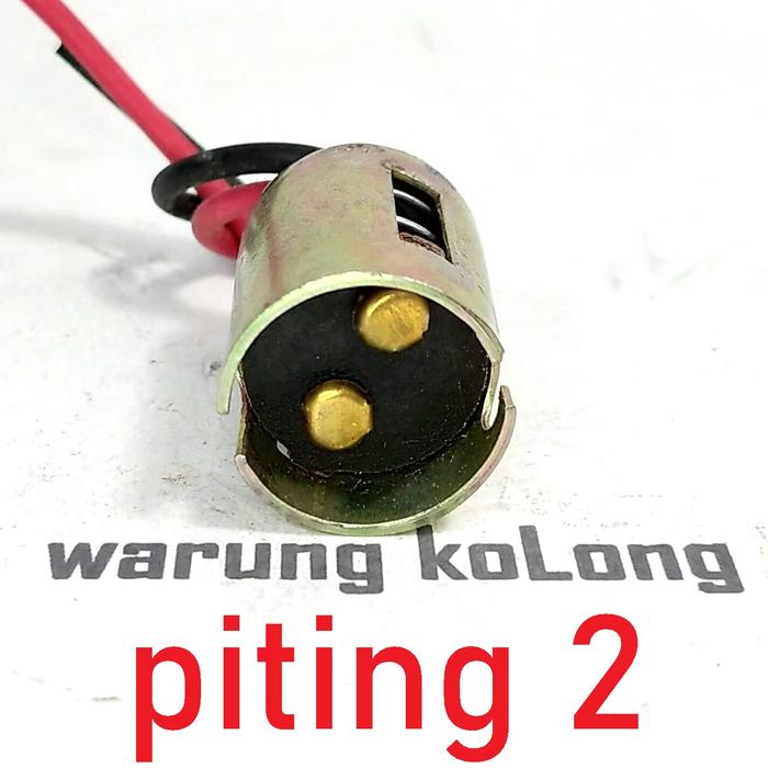 Jual Soket Lampu 1 2 Piting Kaki socket lamp rumah Rem Reting Mobil ...