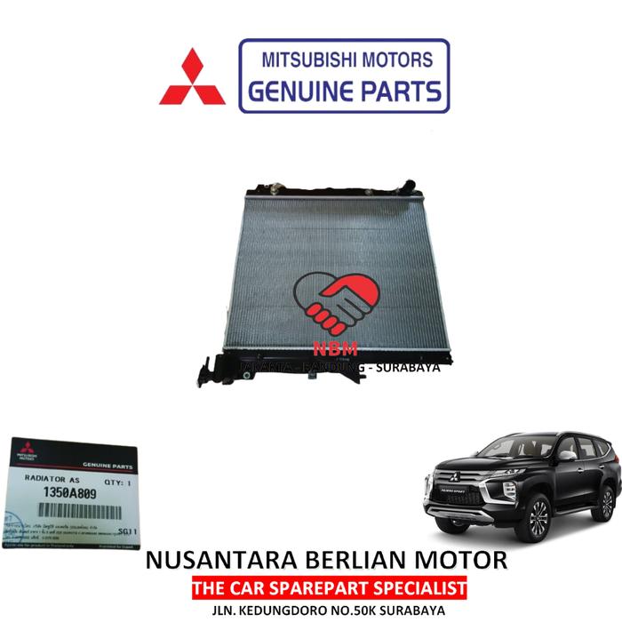 Jual RADIATOR MITSUBISHI NEW PAJERO SPORT THN 2022 - 1350A809 GENUINE ...