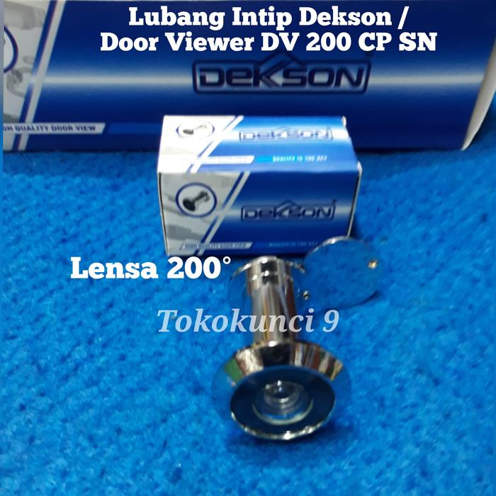 Jual Door Viewer Dekkson DV 200 CP SN Lubang Intip Dekson 200 derajat - Jakarta Pusat - Kunci 9 ...