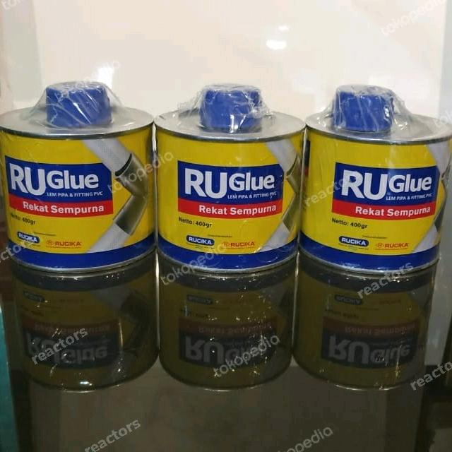Jual LEM PIPA PVC KALENG 400 GR RUGLUE - Kota Bandar Lampung - reactors ...