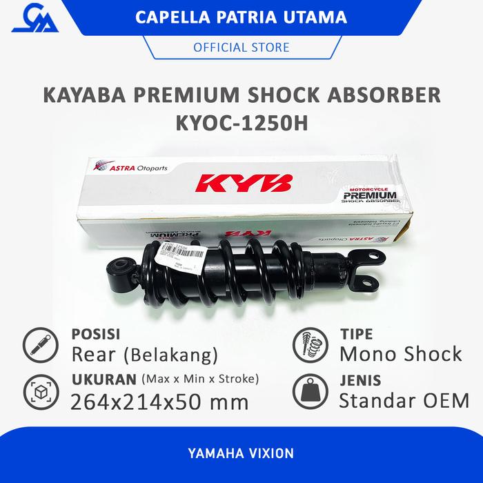 Promo SHOCK KAYABA PREMIUM KYOC-1250H YAMAHA VIXION - REAR (DELIVERY ...