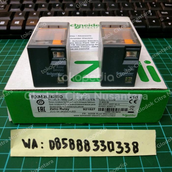 Jual Schneider Relay RXM2LB2BD RXM 24Vdc 2NO 2NC 5A 250Vac = MY2N - Jakarta Barat - Glodok Citra ...