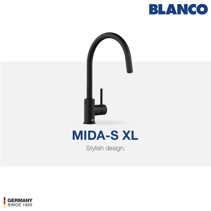 Promo Keran Air Dapur Kran Cuci Piring Mixer Taps BLANCO Mida-S XL Black Matt Cicil 0% 3x ...