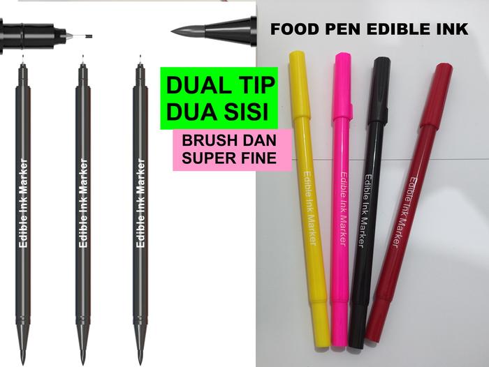 Jual Pena Spidol Makanan Food Grade Edible Pen Aman Menggambar Kue 2 ...