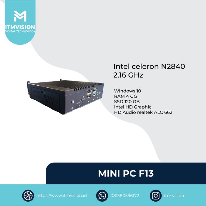 Jual Mini PC Celeron Industrial quad core - Kab. Bogor - Duta ITMVision | Tokopedia