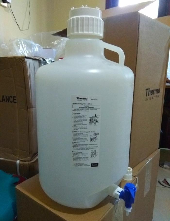 Jual Thermo Scientific Nalgene Carboy 20 Liter with Spigot PP Autoclavable - Kota Bekasi - Star ...