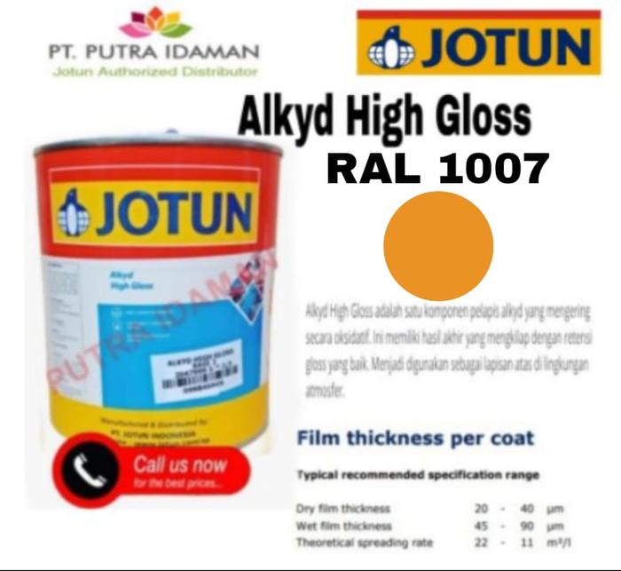 Jual JOTUN CAT ALKYD / ALKYD HIGH GLOSS / RAL 1007 - Jakarta Utara ...