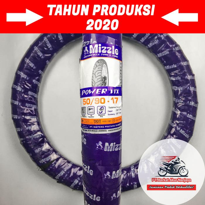 Jual BAN TAHUN LAMA Mizzle 50 90 17 Power VTX Tubetype - Kab. Bandung ...