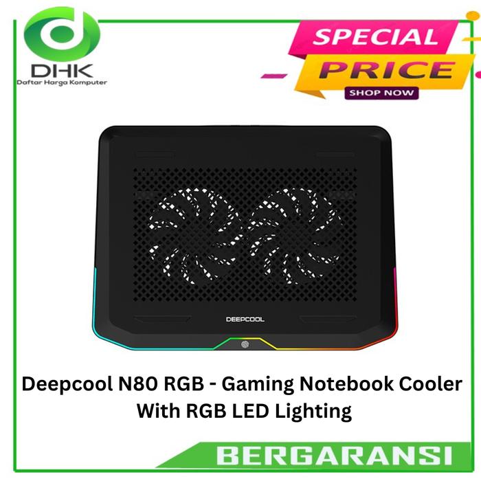 Jual Deepcool N80 RGB - Gaming Notebook Cooler With RGB LED Lighting - Jakarta Pusat - Daftar ...