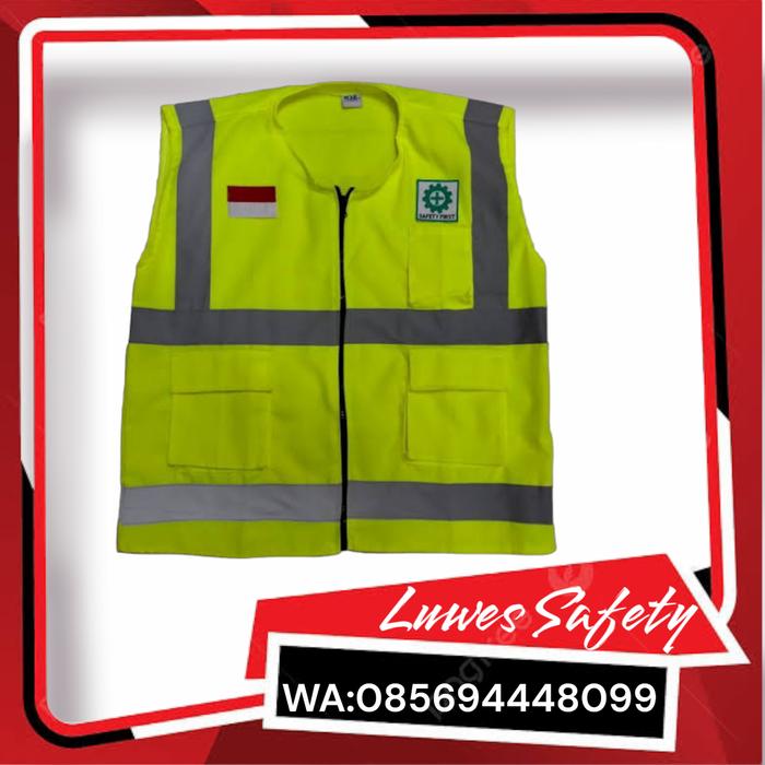 Jual Rompi Safety / Rompi Drill Proyek / Rompi Safety k3 warna hijau ...
