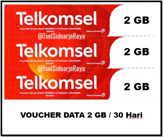 Jual VOUCHER DATA PAKETAN TELKOMSEL 2GB 30 HARI MURAH - Kab. Sidoarjo - Telkomsel Official ...