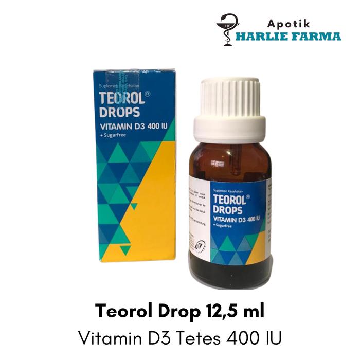 Jual Teorol Drops 12.5 ml - Vitamin D3 DROP D 400 IU - Jakarta Utara - Apotik Harlie Farma ...