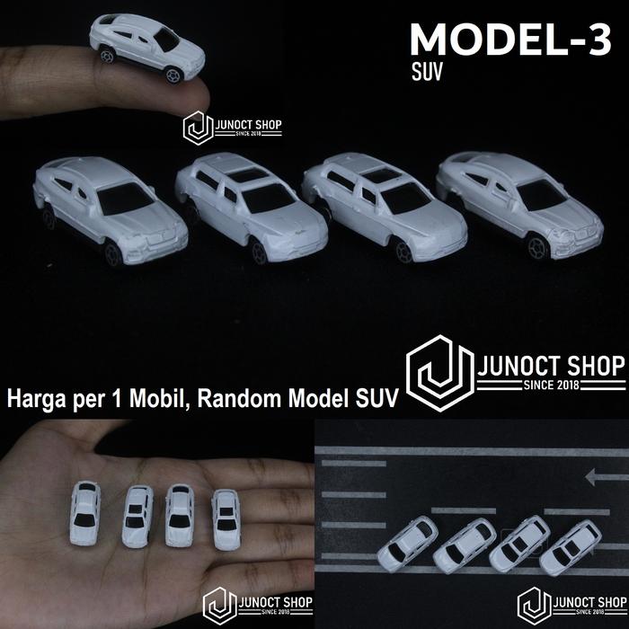 Jual Maket 1:200 Mobil Sedan Putih Polos City Car SUV Plastik Miniature ...