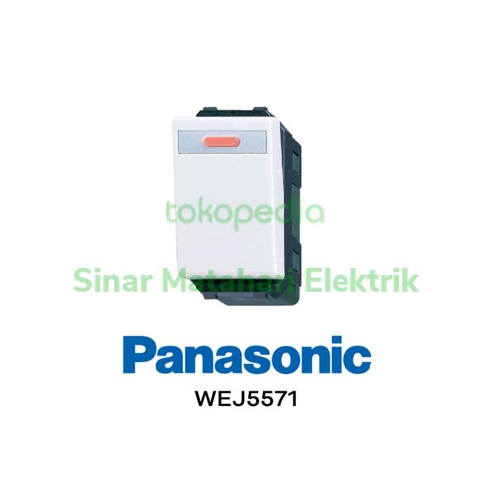 Jual Mata Saklar single engkel Lampu panasonic wej5571 wej 5571 wide ...