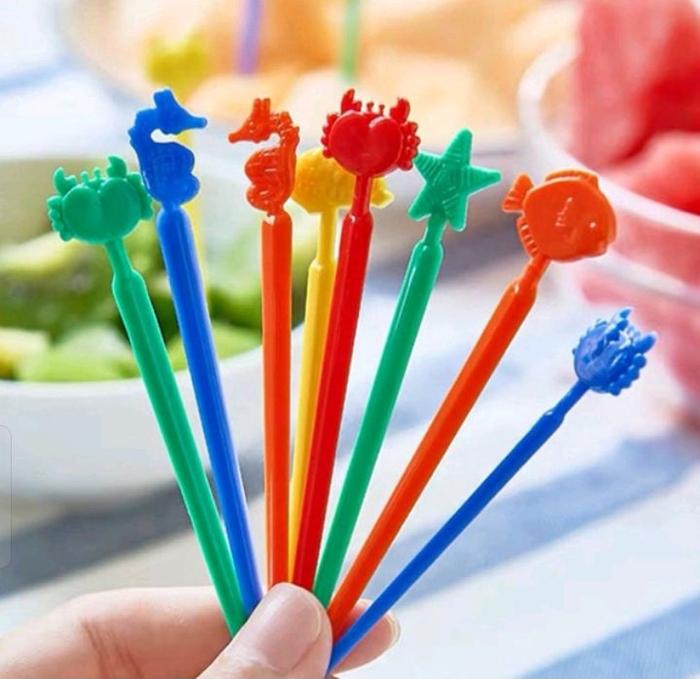 Jual Tusuk Bento Karakter Binatang Lucu 5 Pcs / Food Picks Animals ...