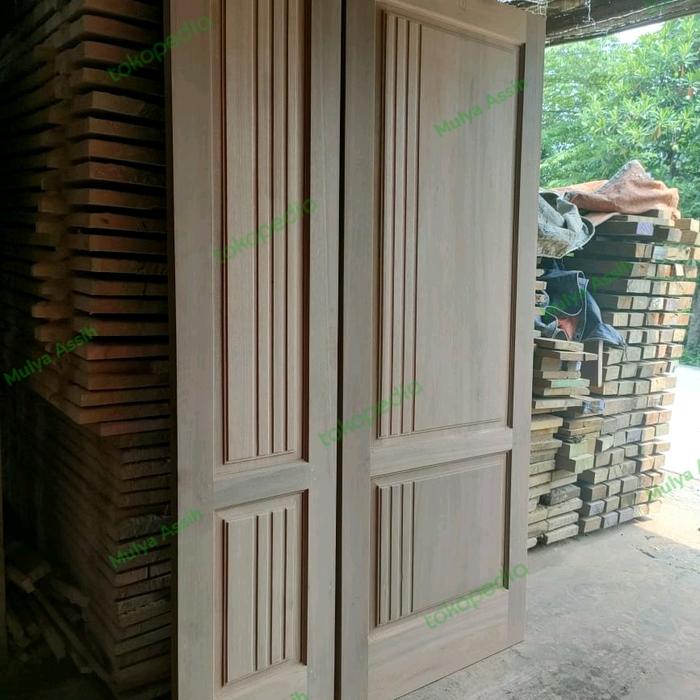 Jual kusen dan pintu kupu-kupu kayu Meranti batu oven - Kab. Bekasi ...