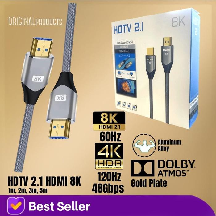 Promo Ugreen kabel HDMI 2.1 8K 60hz 4K 120hz 48Gbps Ultra High Speed to ...
