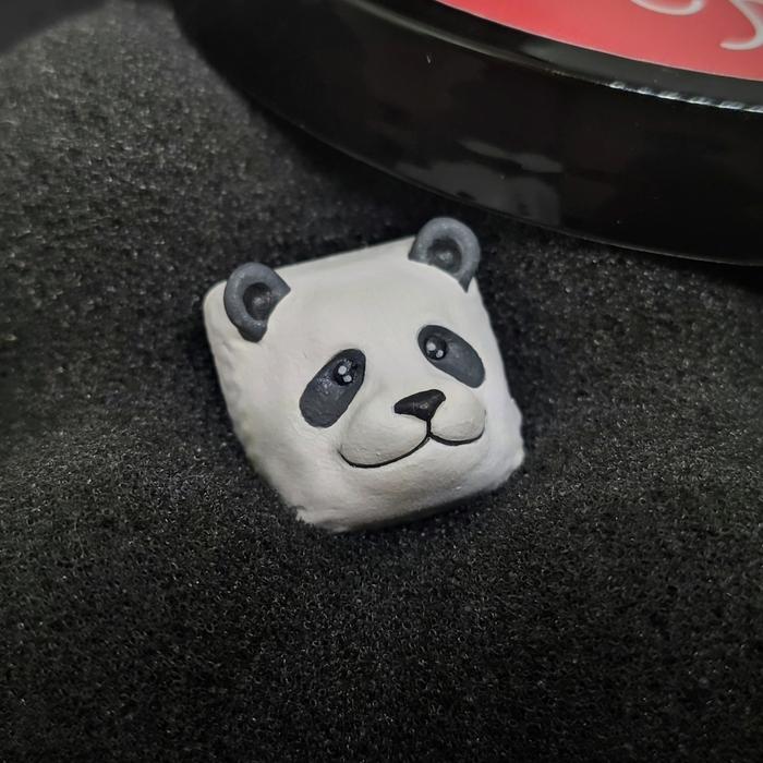 Jual artisan Keycap / keycaps - mechanical keyboard - panda - hitam ...