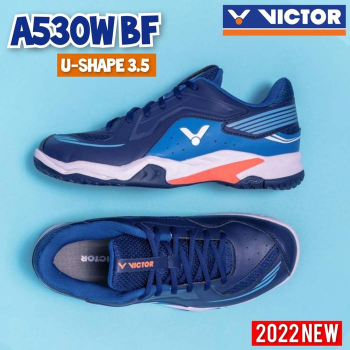 Jual Sepatu Badminton Victor A 830 W BF / A530W BF / A-530 W Original ...