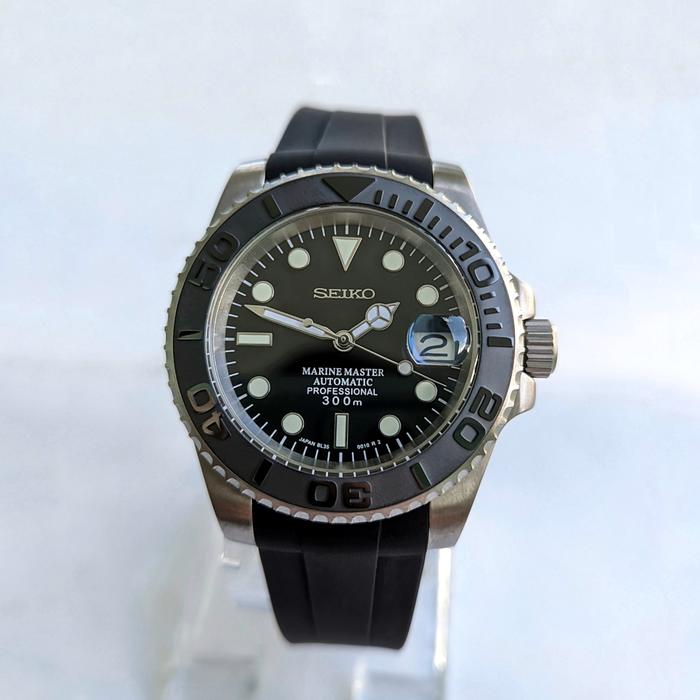 Promo SeikoMod TITANIUM Yacht Master Black Bezel NH35 Automatic - Kota Bekasi - DOX MOD | Tokopedia