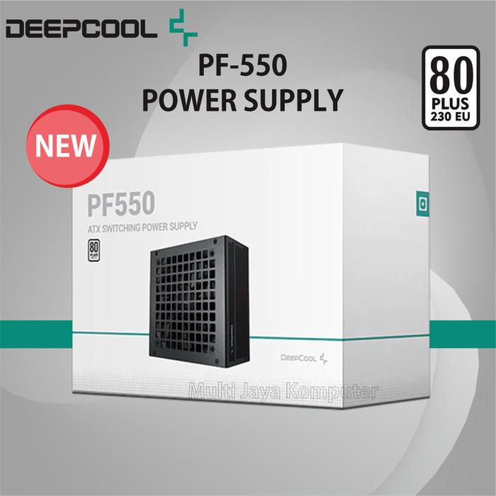 Jual DEEPCOOL PF550 550 WATT PSU 80 PLUS FLAT CABLE POWER SUPPLY DEEP ...